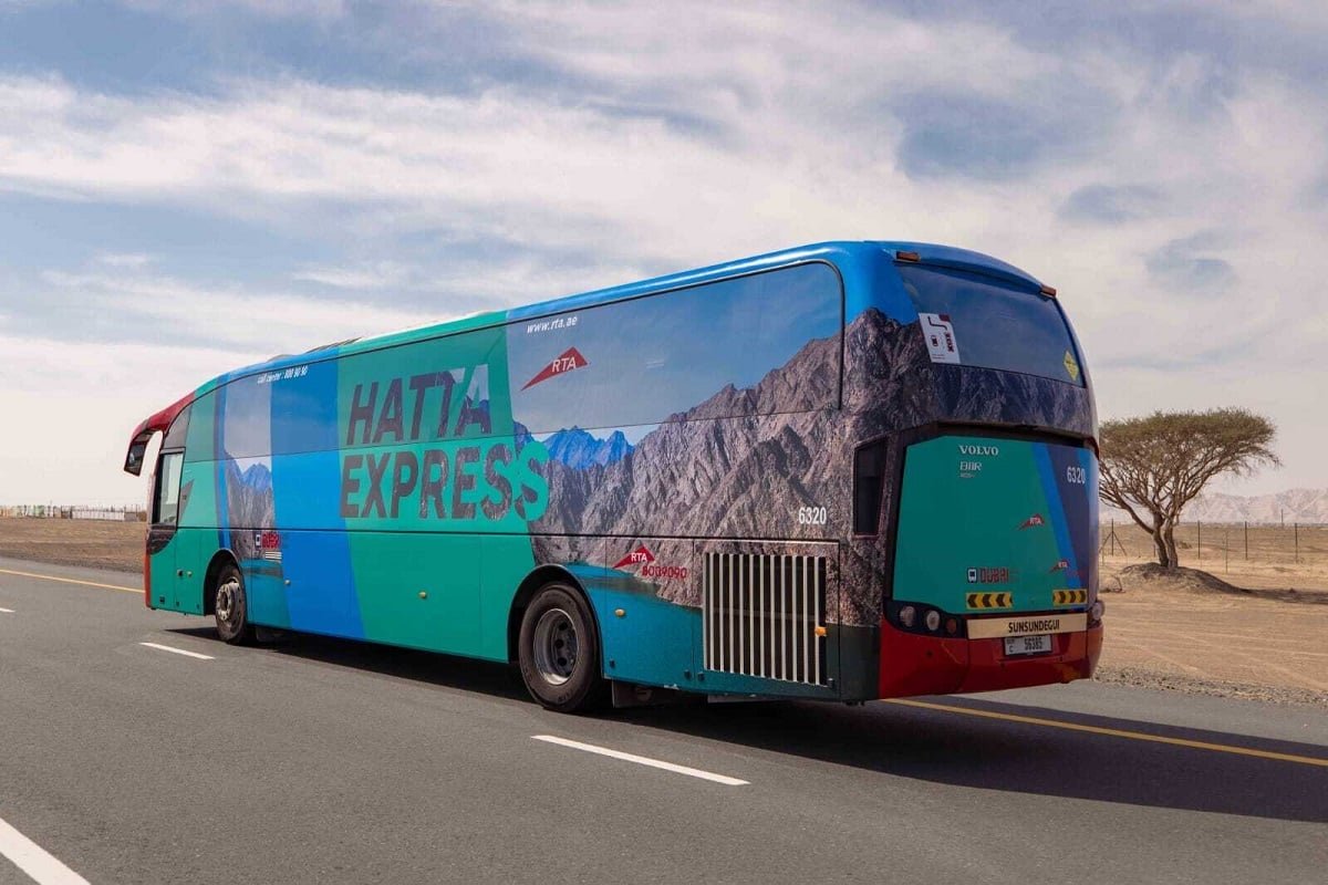 You can now explore hatta in a cool Hop-on-and-off Bus for AED 2 per ...