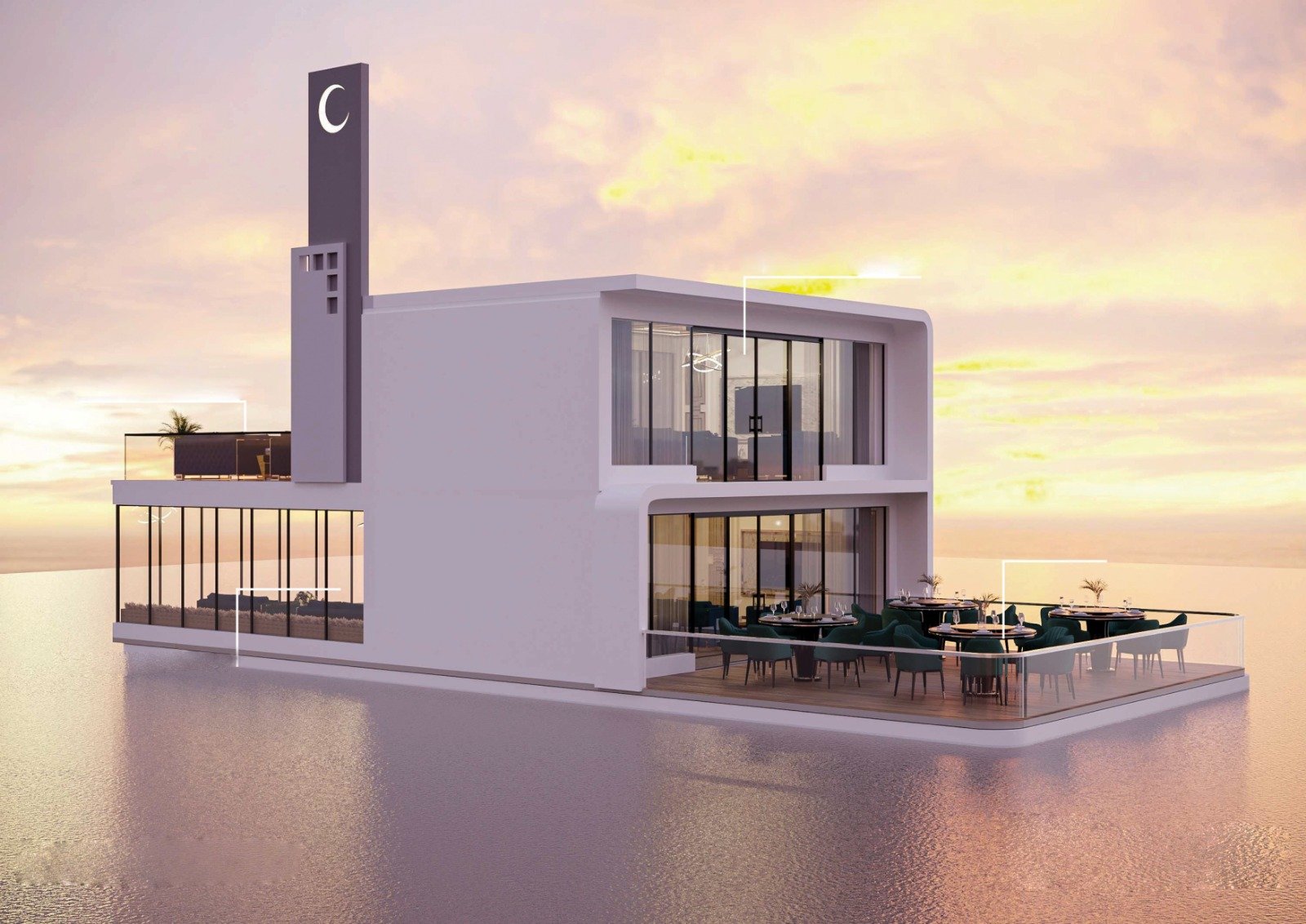 In pics: Dubai presents the World's First Underwater Floating Mosque ...
