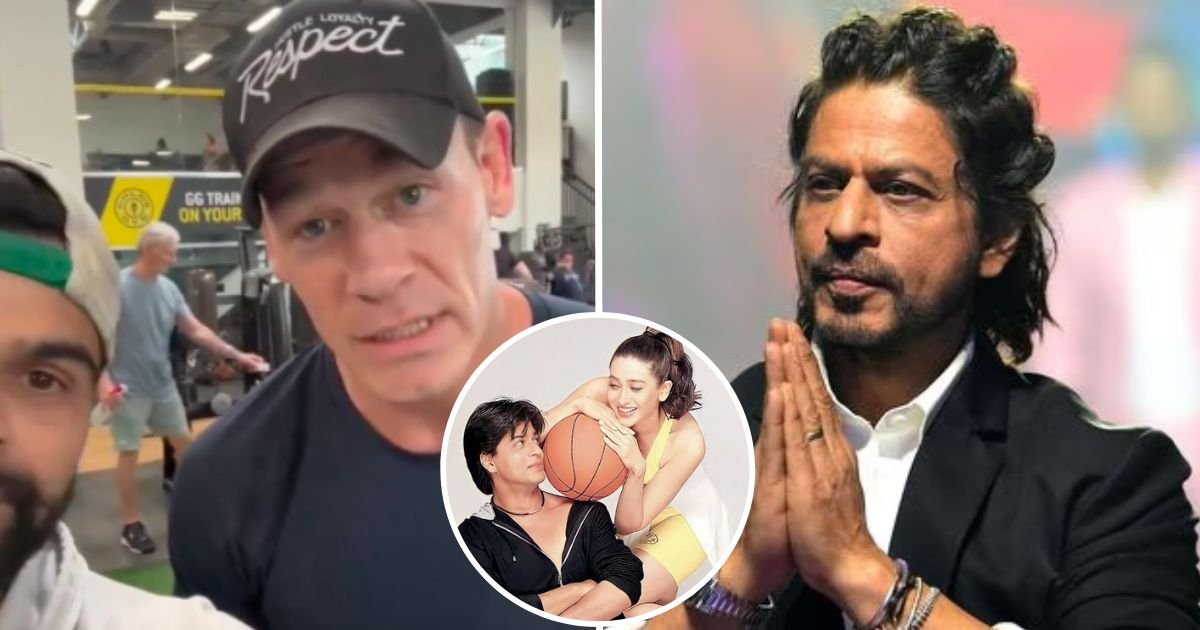 WATCH: Shah Rukh Khan Gets a Surprise from John Cena as he Sings 'Bholi ...