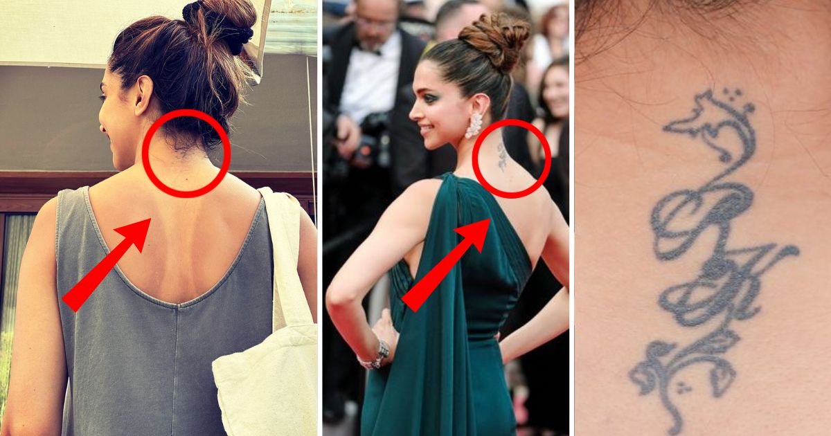 Deepika Padukone’s Tan Lines Reveal Clues About Fading ‘RK' Tattoo ...