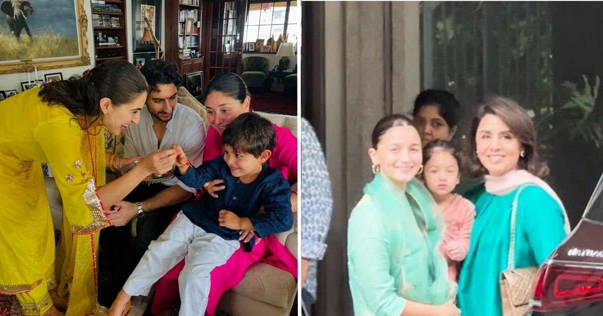 Raksha Bandhan 2024: Sara Ali Khan, Jeh, and Ibrahim Celebrate Rakhi ...