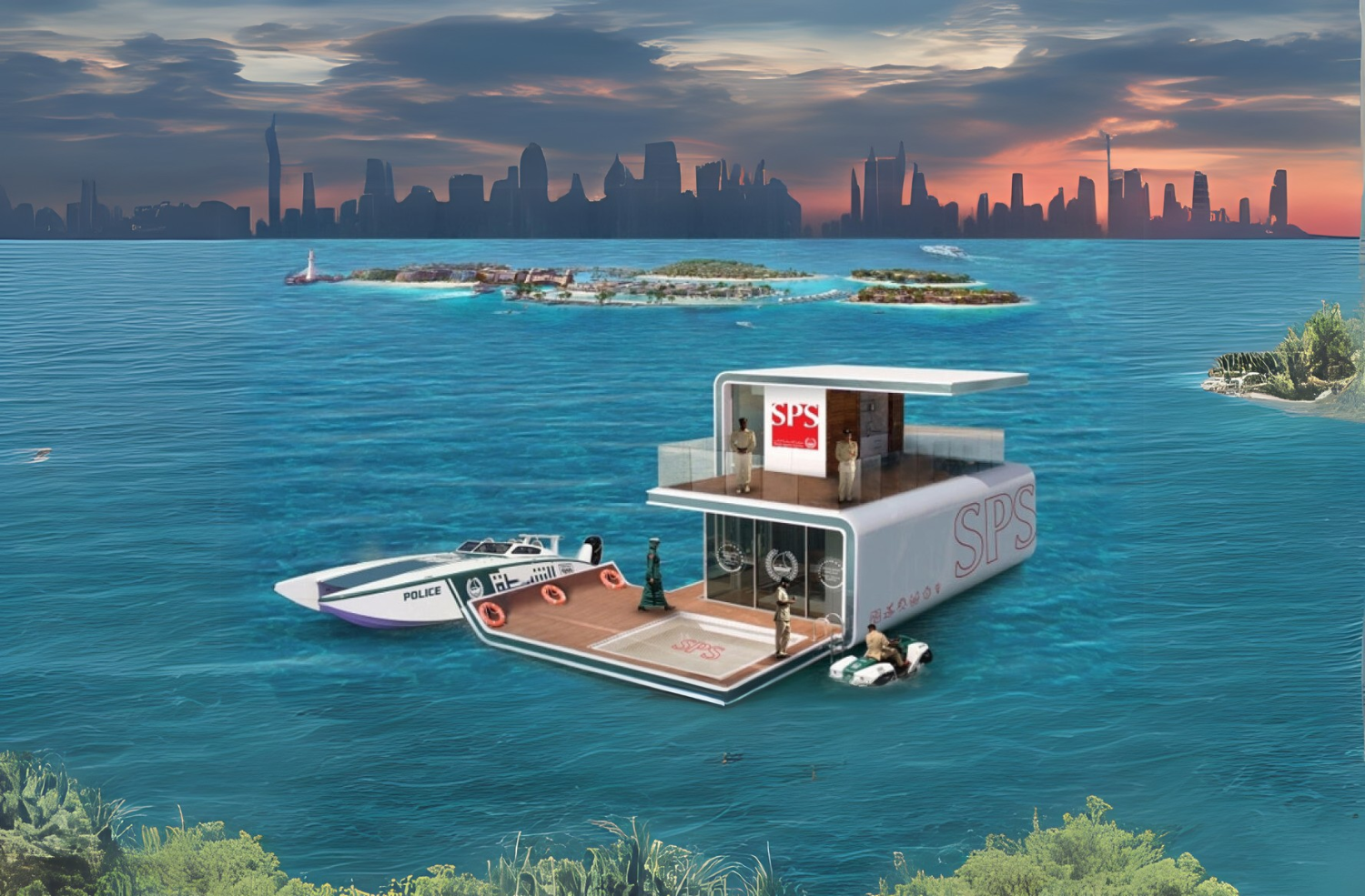 Dubai to Open Middle East's First Floating Police Station by 2026 ...