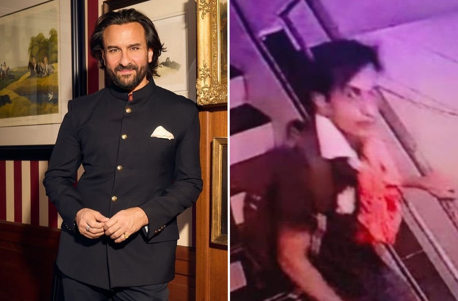 Saif Ali Khan Attack: Police Release First Visual of Suspect Fleeing ...