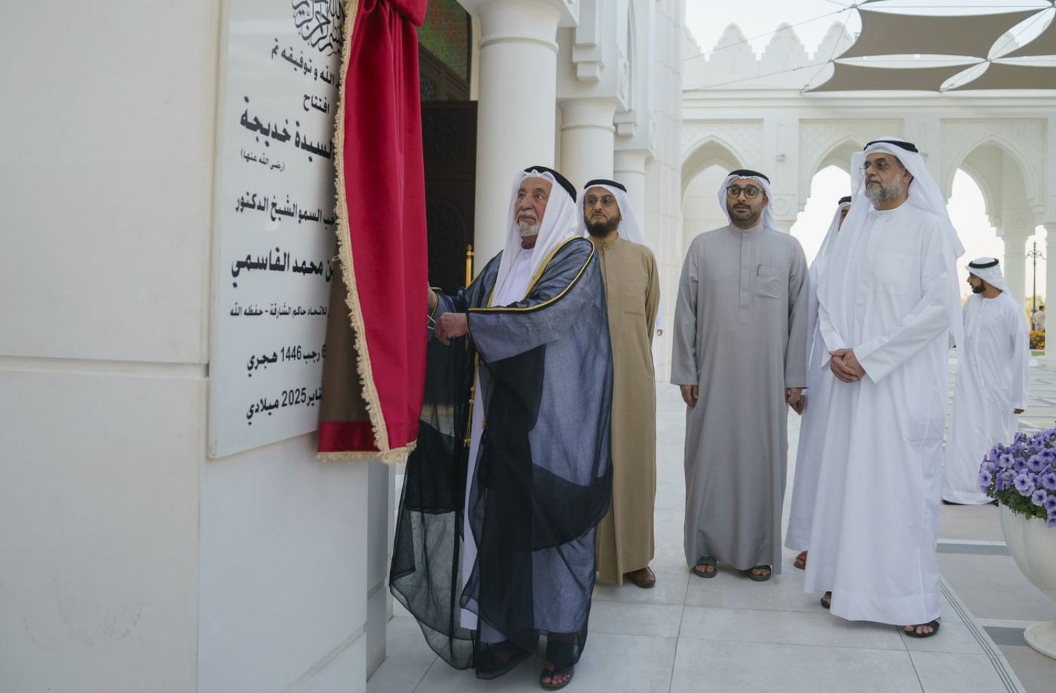 Sheikh Sultan inaugurates Sayyida Khadija Mosque in Al Waha - Social ...