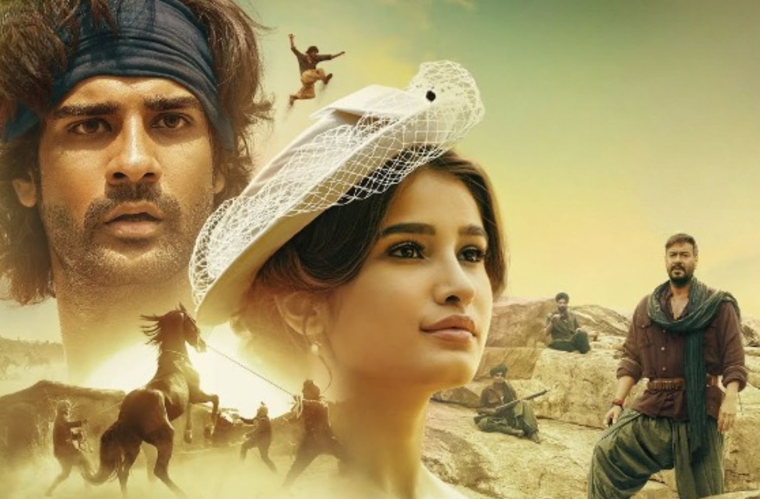 Azaad Trailer: Aaman Devgan & Rasha Thadani Lead a British-Era Action ...