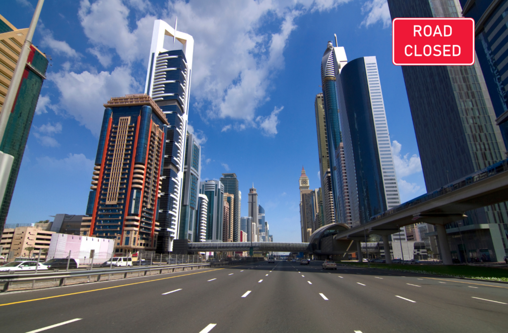 Major Dubai road Closures in Dubai Today Due to UAE Tour 2025 - Social ...