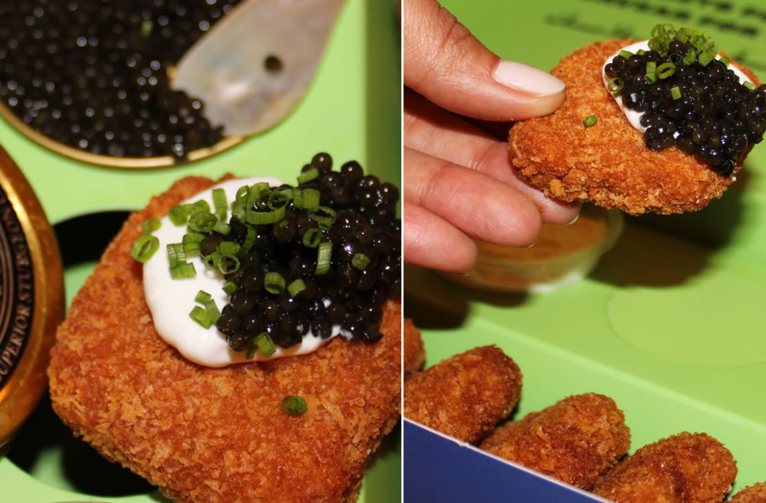 Caviar-Topped Chicken Nuggets Arrive in Jeddah - Social Kandura